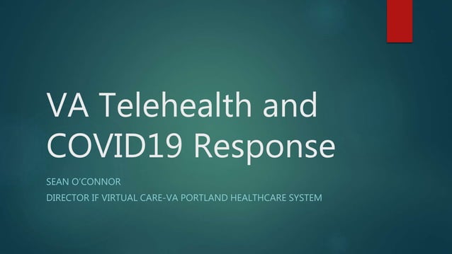 VA Telehealth and Coronavirus | PPT