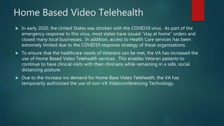 VA Telehealth and Coronavirus | PPT