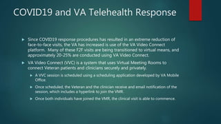 VA Telehealth and Coronavirus | PPT
