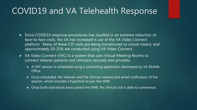 VA Telehealth and Coronavirus | PPT