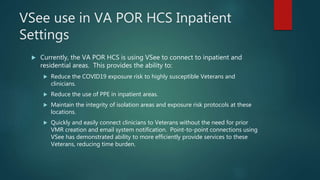 VA Telehealth and Coronavirus | PPT