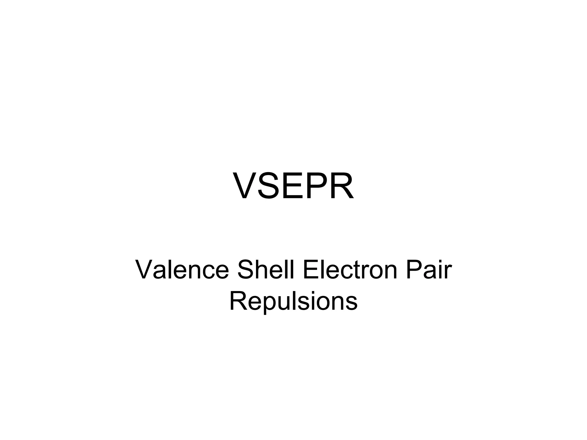 Vsepr | PPT