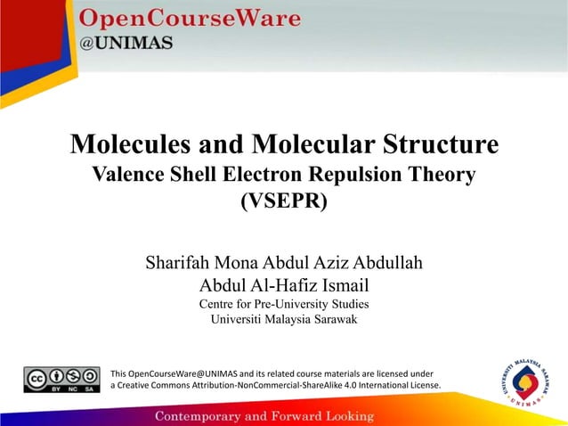 Valence Shell Electron Repulsion Theory | PPTX | Chemistry | Science