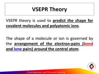 Valence Shell Electron Repulsion Theory | PPTX