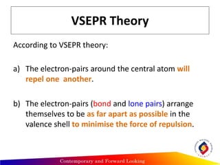Valence Shell Electron Repulsion Theory | PPTX
