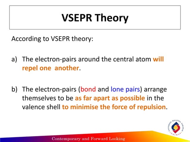 Valence Shell Electron Repulsion Theory | PPTX | Chemistry | Science