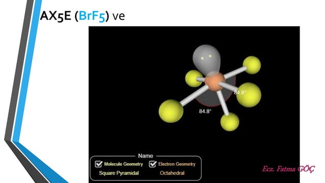 Vsepr (Valance Shell Electron Pair Repulsion) | PPT