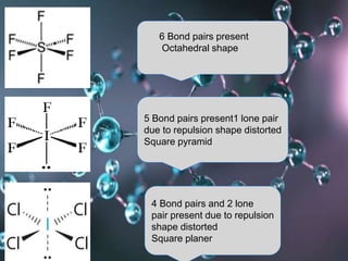 VSEPR Theory and molecular geometries | PPT
