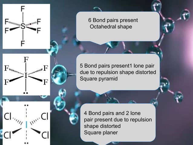 VSEPR Theory and molecular geometries | PPT | Chemistry | Science