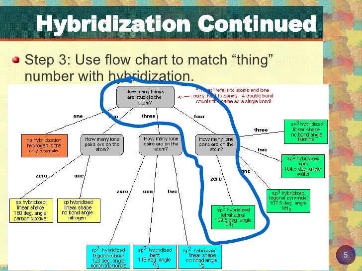 Hybridization Chart