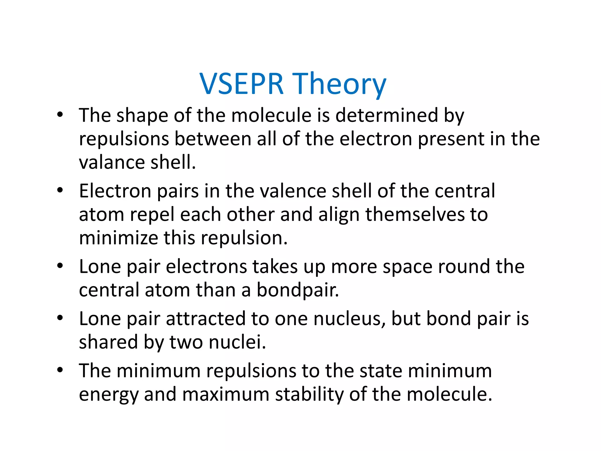 Vsepr theory | PPTX