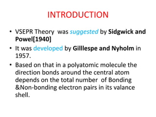 Vsepr theory | PPTX