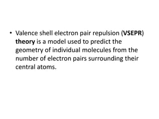 postulates of VSEPR theory | PPTX