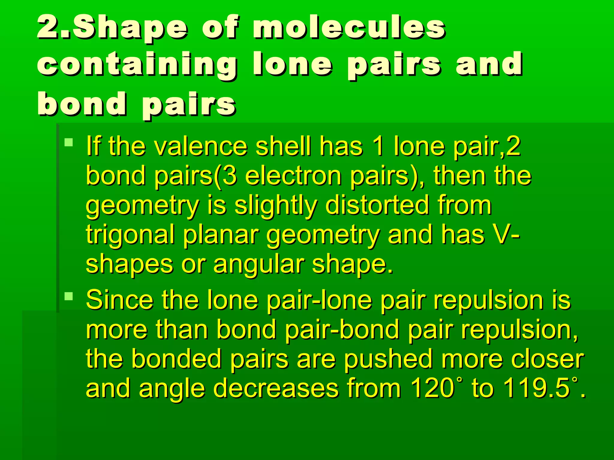 Vsepr theory | PPT