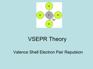 VSEPR Theorie Präsentation in german as project | PPT
