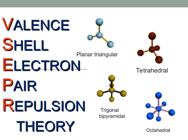 VSEPR Theory postulates and geometry.ppt