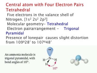 Vsepr theory & hybridization | PPTX