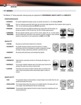 Catálogo Williams _ V series | PDF