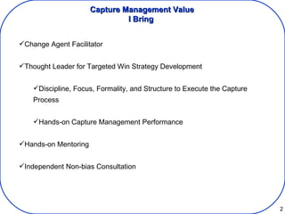 Vserv Capture Mgt Intro 7 9 09 | PPT | Business Administration | Business