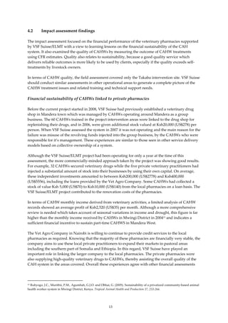 Impact Assessment of the Community Animal Health System in Mandera West ...