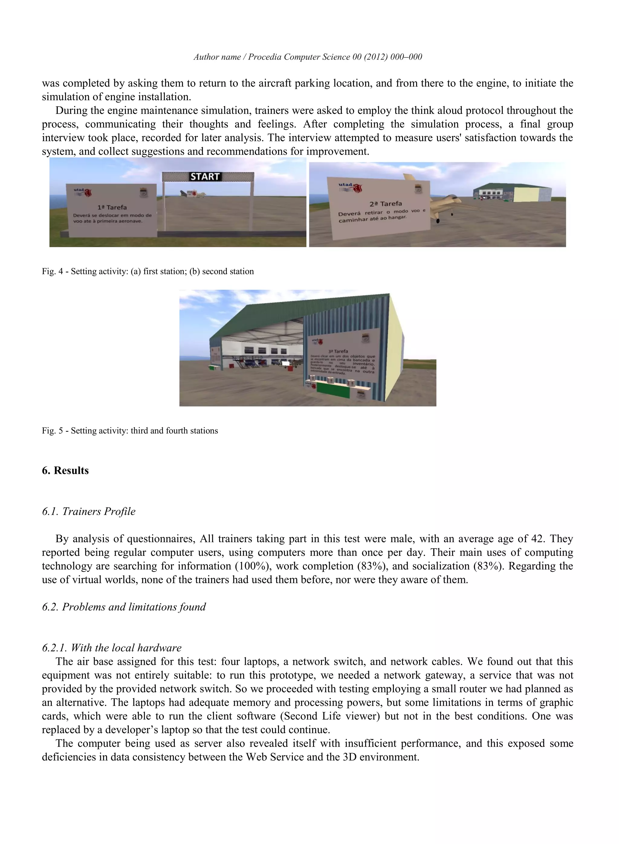 Development of a mechanical maintenance training simulator in OpenSimulator for F-16 aircraft ...