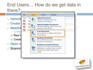 Sharepoint Document Library Deep Dive - a how to discussion | PPT