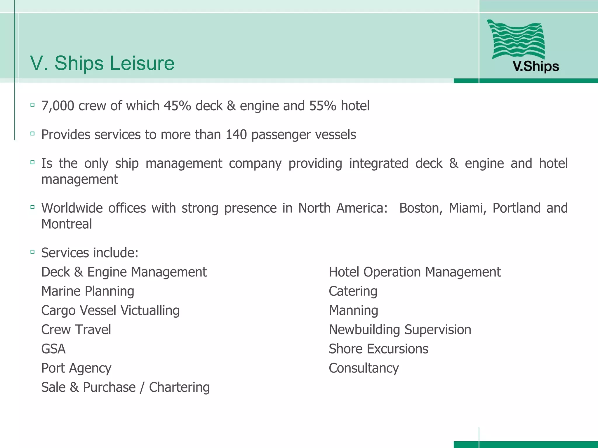 V.Ships Introduction Presentation | PPT