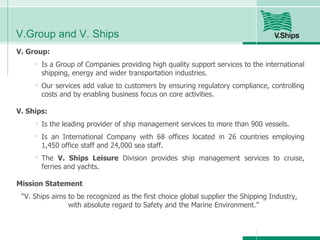 V.Ships Introduction Presentation | PPT