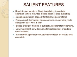 Vertical Shaft Impactor | PPTX