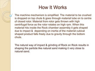 Vertical Shaft Impactor | PPTX