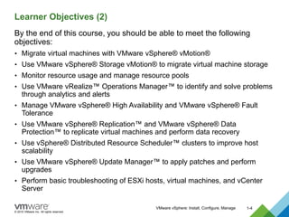 PLAN COURS VCP VMWARE MTS GROUP AFRICA VSICM6 M01_CourseIntro.pptx