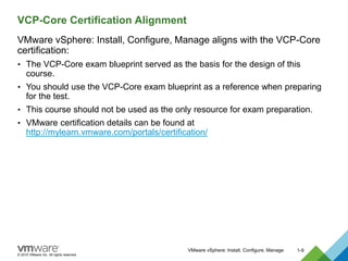 PLAN COURS VCP VMWARE MTS GROUP AFRICA VSICM6 M01_CourseIntro.pptx
