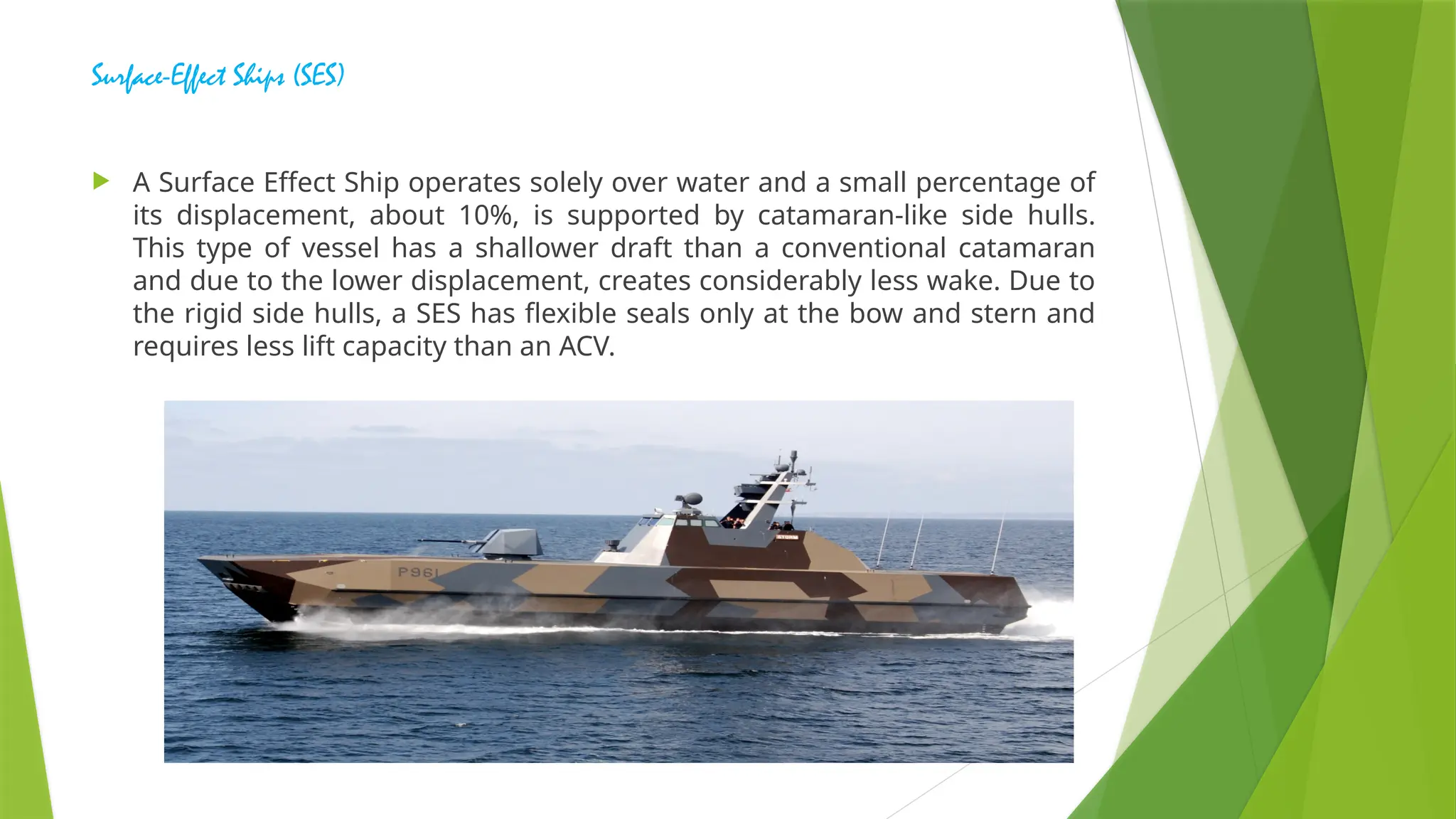 High speed crafts design advantages parameters used and construction | PPTX