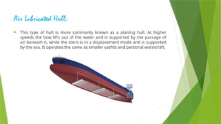 High speed crafts design advantages parameters used and construction | PPTX