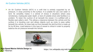 presentation regarding construction of high speed craft\ | PPTX