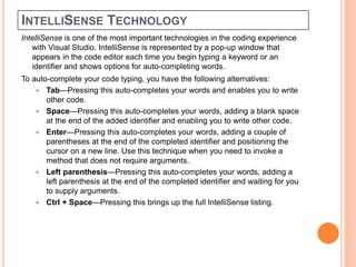 Introduction of VS2012 IDE and ASP.NET Controls | PPSX | Web Design and HTML | Internet
