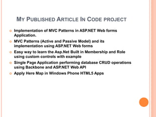 Introduction of VS2012 IDE and ASP.NET Controls | PPSX | Web Design and HTML | Internet
