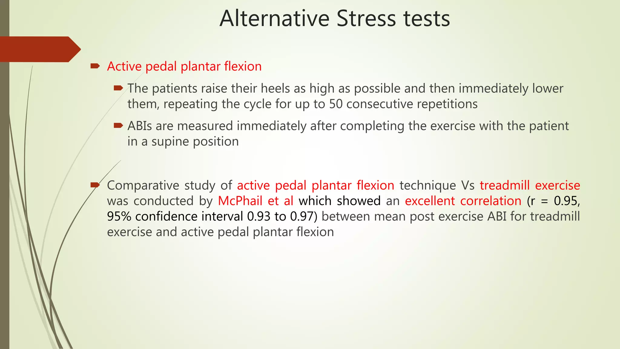 Vascular Laboratory: Arterial Physiologic Assessment & Arterial Duplex ...