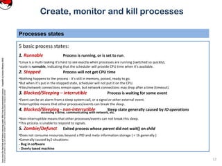 101 3.5 create, monitor and kill processes v2 | PPT