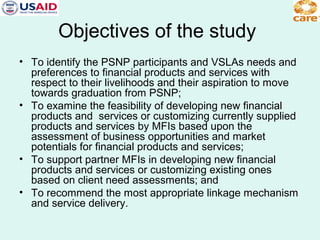 Vsla vs mfi linkage and product design study report by teshale ...