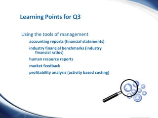 Tercer Trimestre (3Q) | PPT