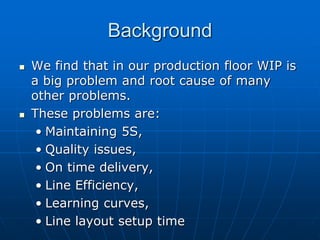 Vsm and wip with arena simulation | PPTX