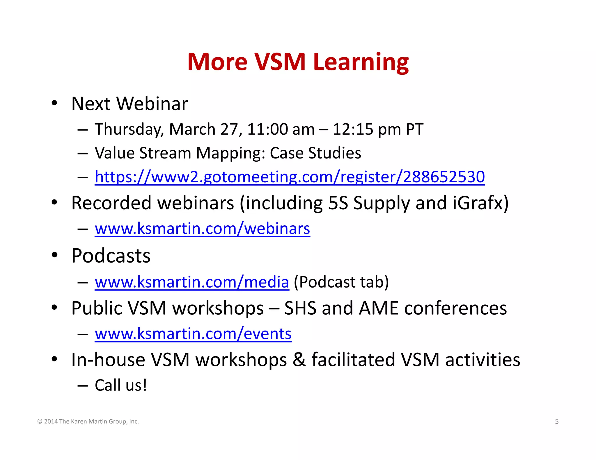 Value Stream Mapping: Beyond the Mechanics - Part 3 (Executing the ...