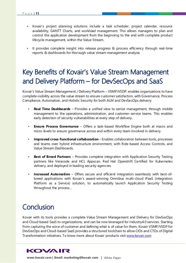 Value Stream Delivery Platform For Alm Devops Devsecops And Cloud Based Saas Enabling Industry