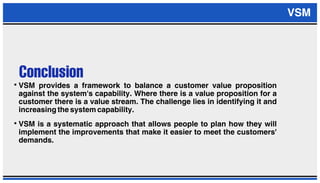 PPT ON VALUE STREAMING MAPPING (VSM) | PPT