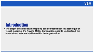 PPT ON VALUE STREAMING MAPPING (VSM) | PDF