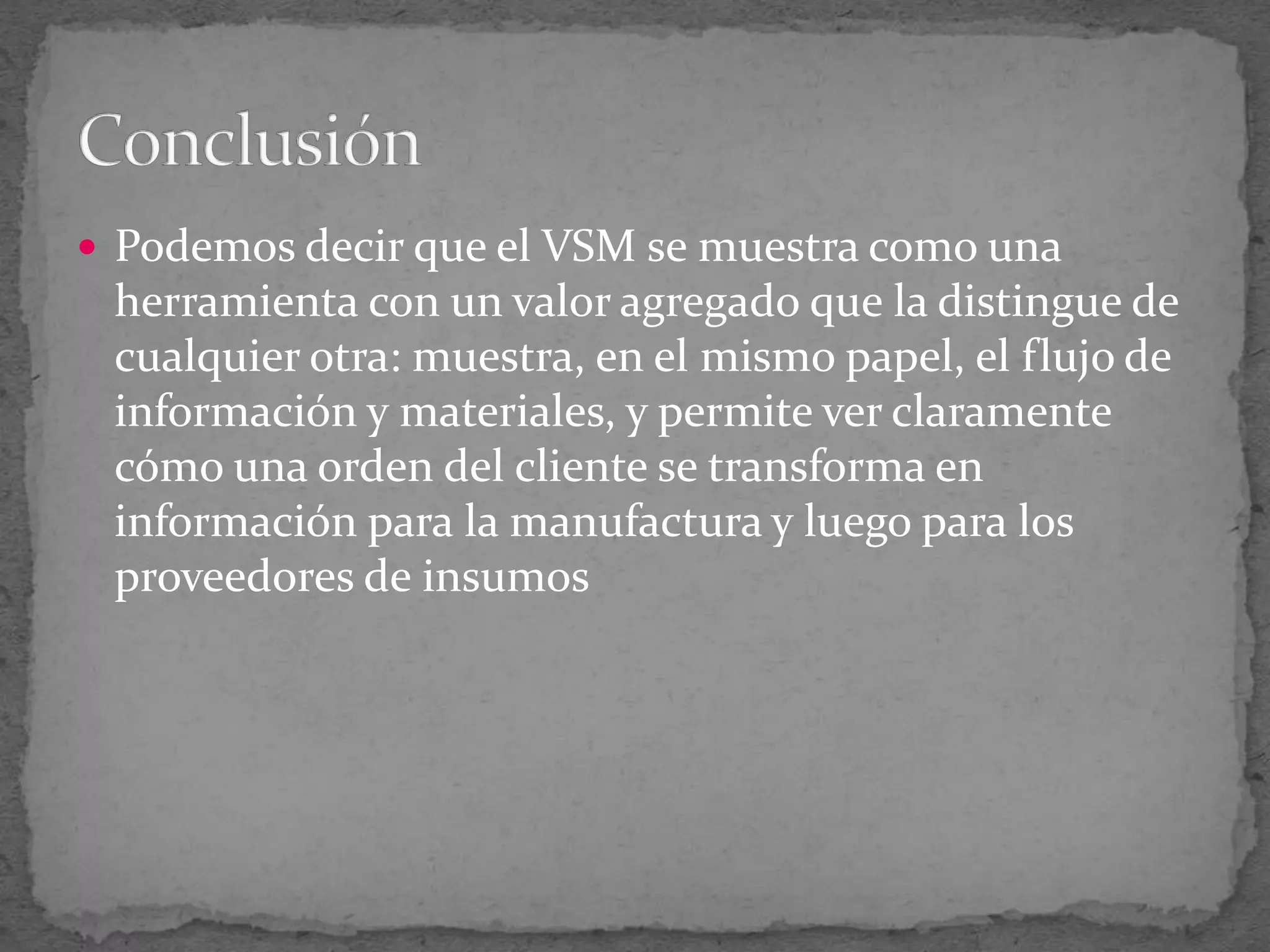 Vsm (value stream mapping) | PPTX