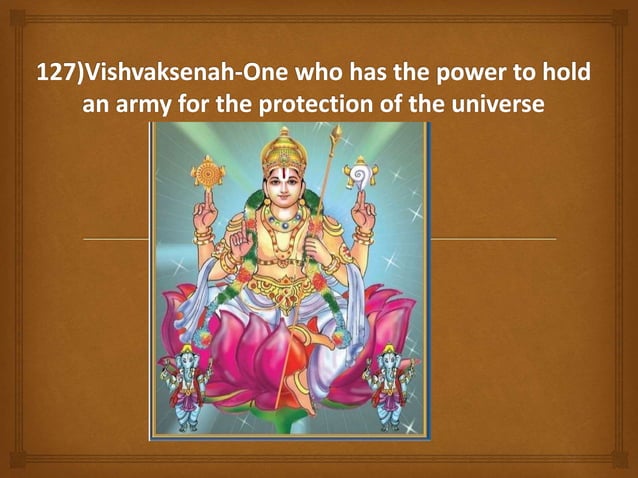 Vsn vishnu sahasranamam divya namam (124-134) | PPTX