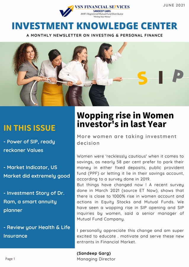 Vsn financial june21-newsletter | PDF