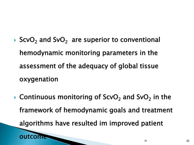Vso2(venous oximetry) mixed venous o2 sat | PPTX